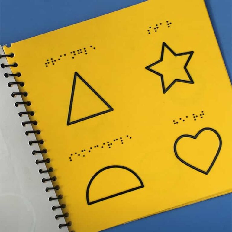Basic Lines And Shapes Braille Book | Beyond Braille